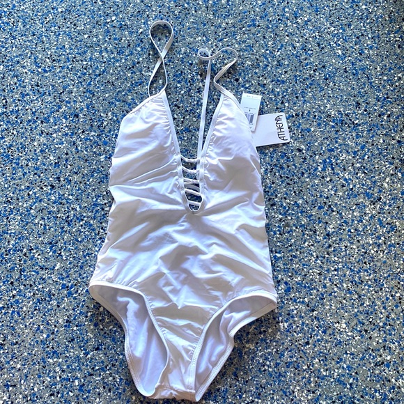 Athena | Swim | Nwt Athena White One Piece Swimsuit | Poshmark